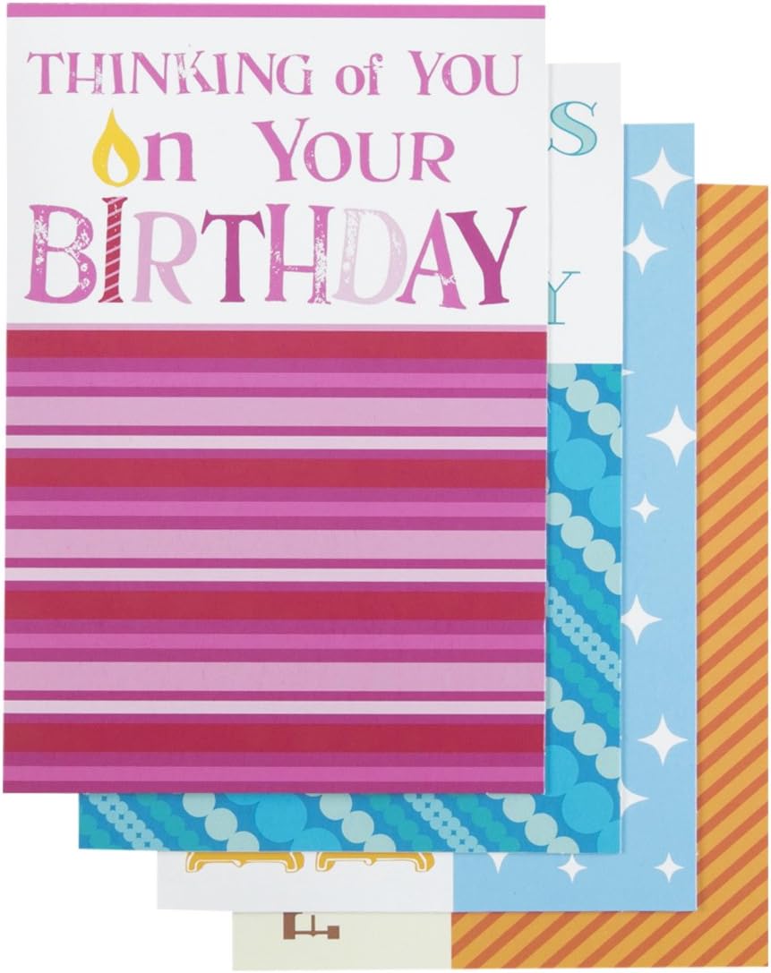 DaySpring Birthday Boxed Greeting Cards w Embossed Envelopes - Large ...