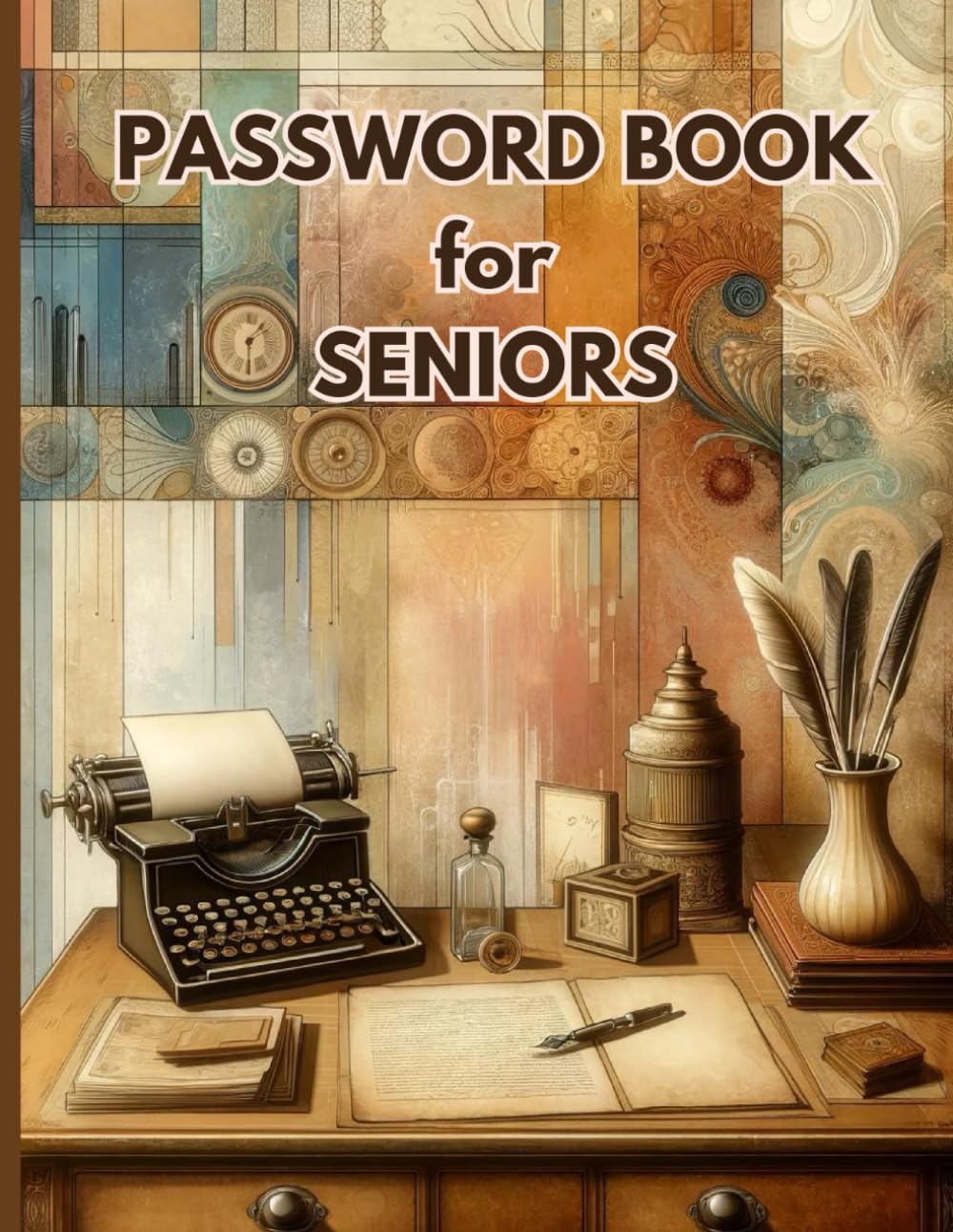 Password Book for Seniors: Easy to Read Large Print Internet Password ...