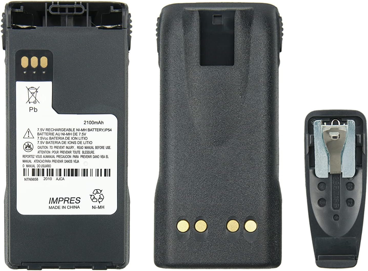 Amazon.com: Replacement Battery for Motorola XTS2500, XTS2250, XTS2000 ...