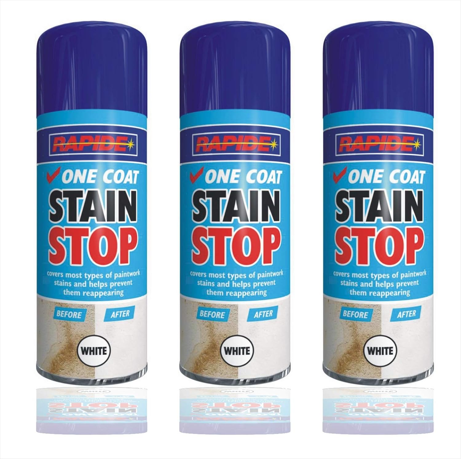 Stain Blocker Spray Paint White 400ml, Damp Proof Paint Stain Stop ...