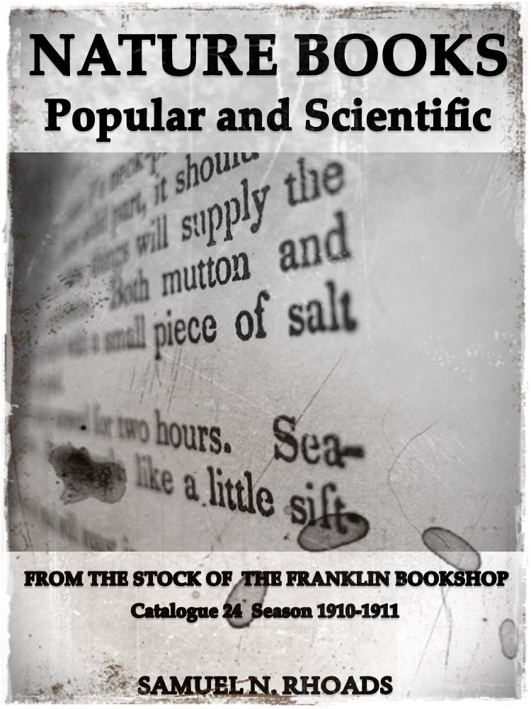 Nature Books Popular and Scientific from The Franklin Bookshop ...