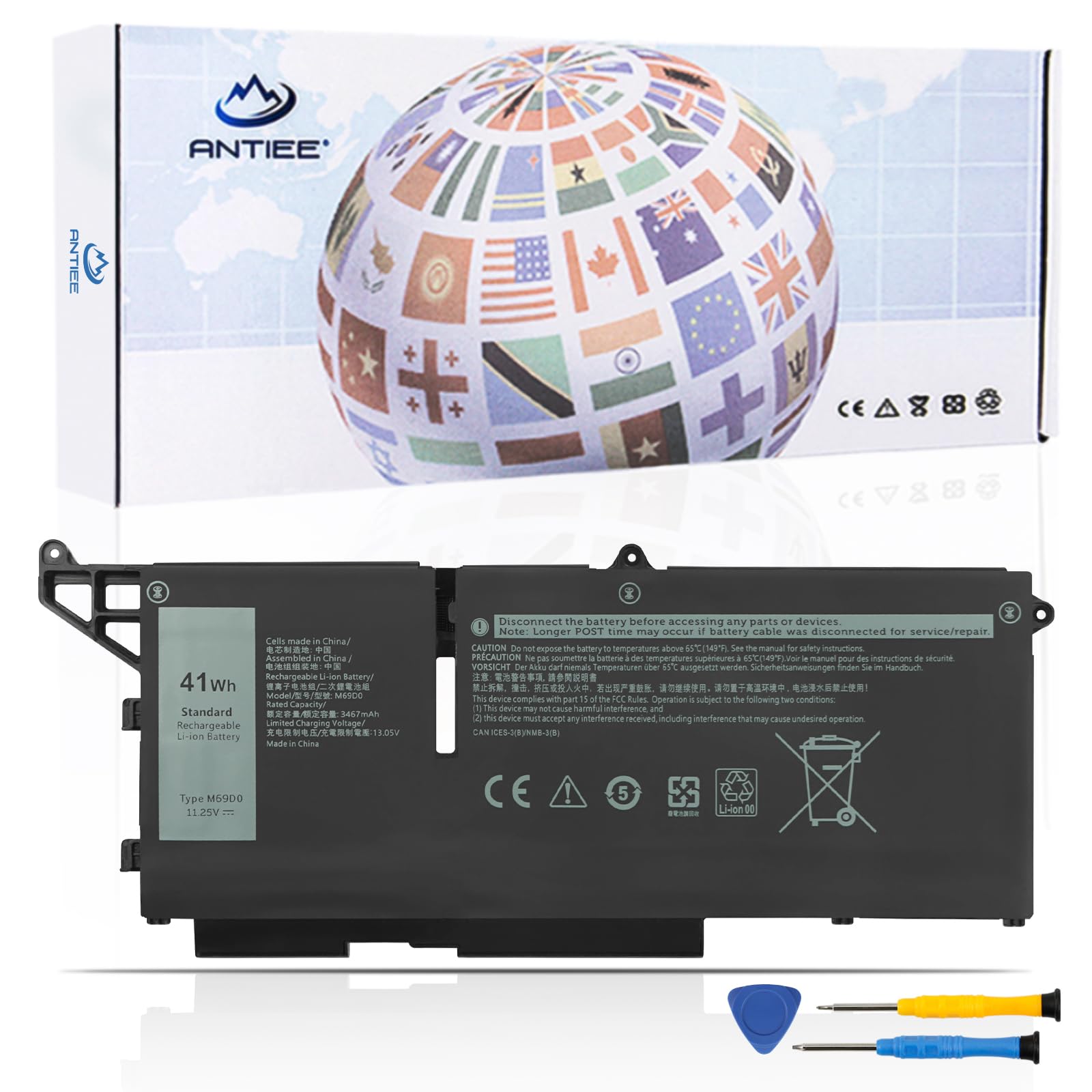 Amazon.com: M69D0 Laptop Battery Replacement for Dell Latitude 5430 ...