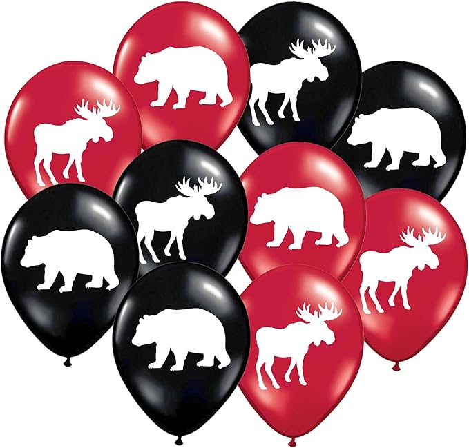 Amazon.com: Gypsy Jade's Moose and Bear Balloons - Great for Little ...