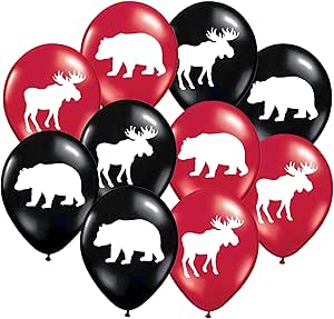 Amazon.com: Gypsy Jade's Moose and Bear Balloons - Great for Little ...