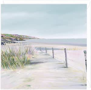 Whistlefish Artistic Blank Greeting Card - 'I Must Go Down To The Sea ...
