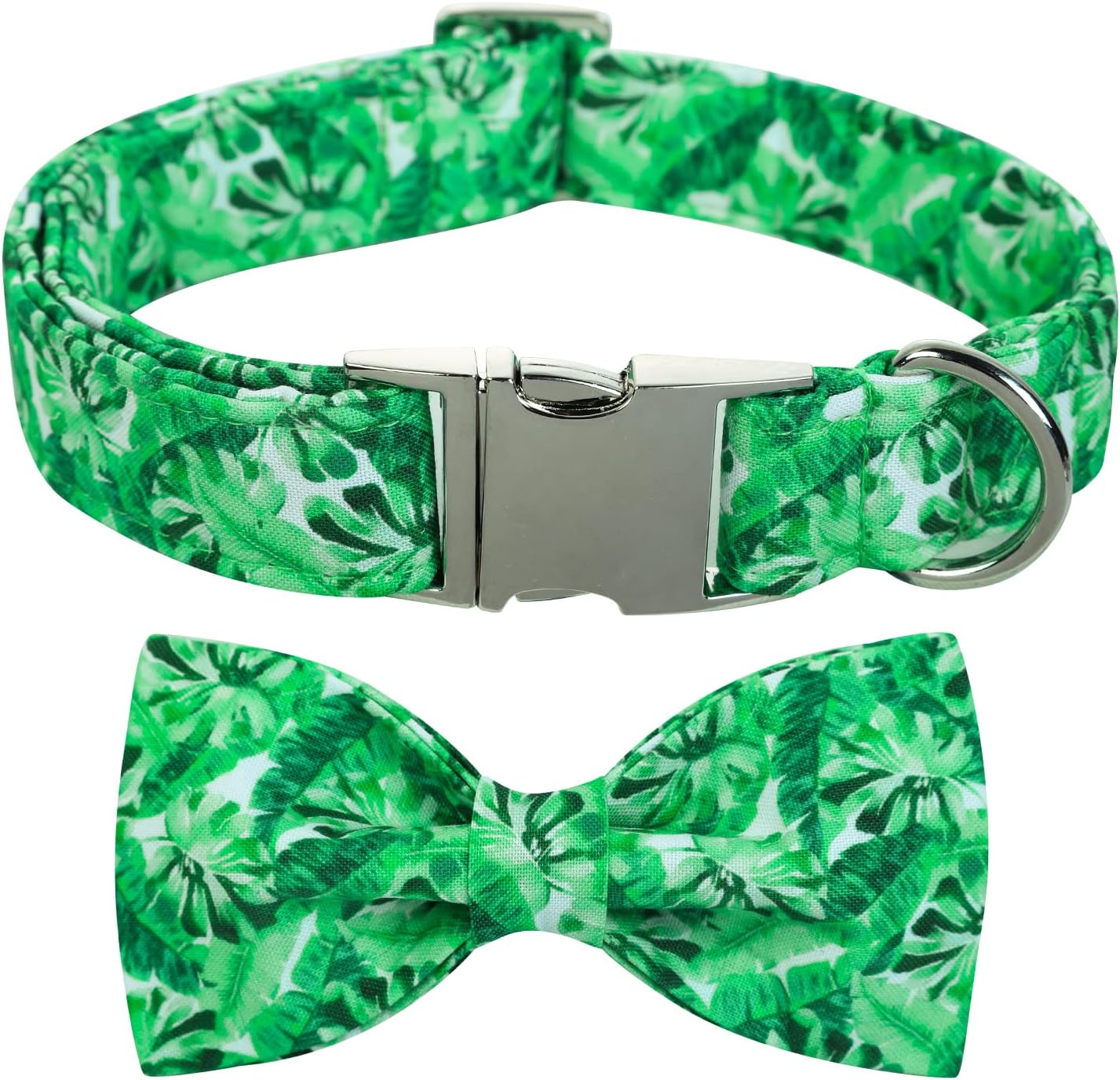 Amazon.com : Maca Bates Flora Dog Collar with Bow Bowtie for Dogs Bows ...