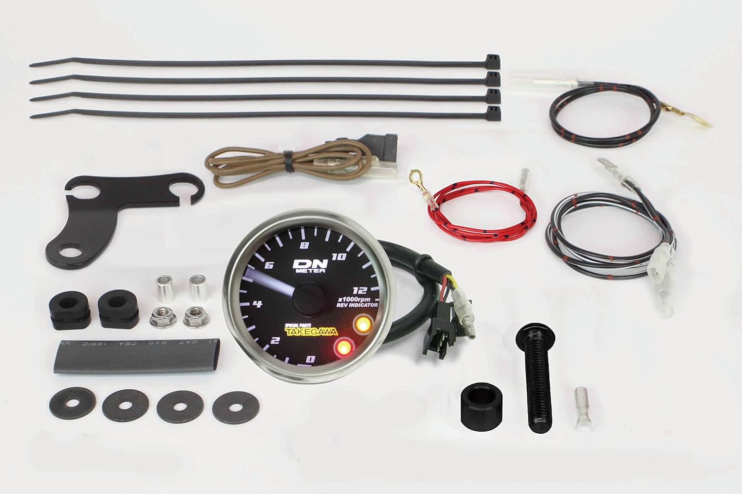 Amazon | スペシャルパーツ武川(TAKEGAWA) φ48スモールDNタコメーター 12500RPM レブインジケーター付き レブル250(MC49)/500(PC60) 05-05 ...