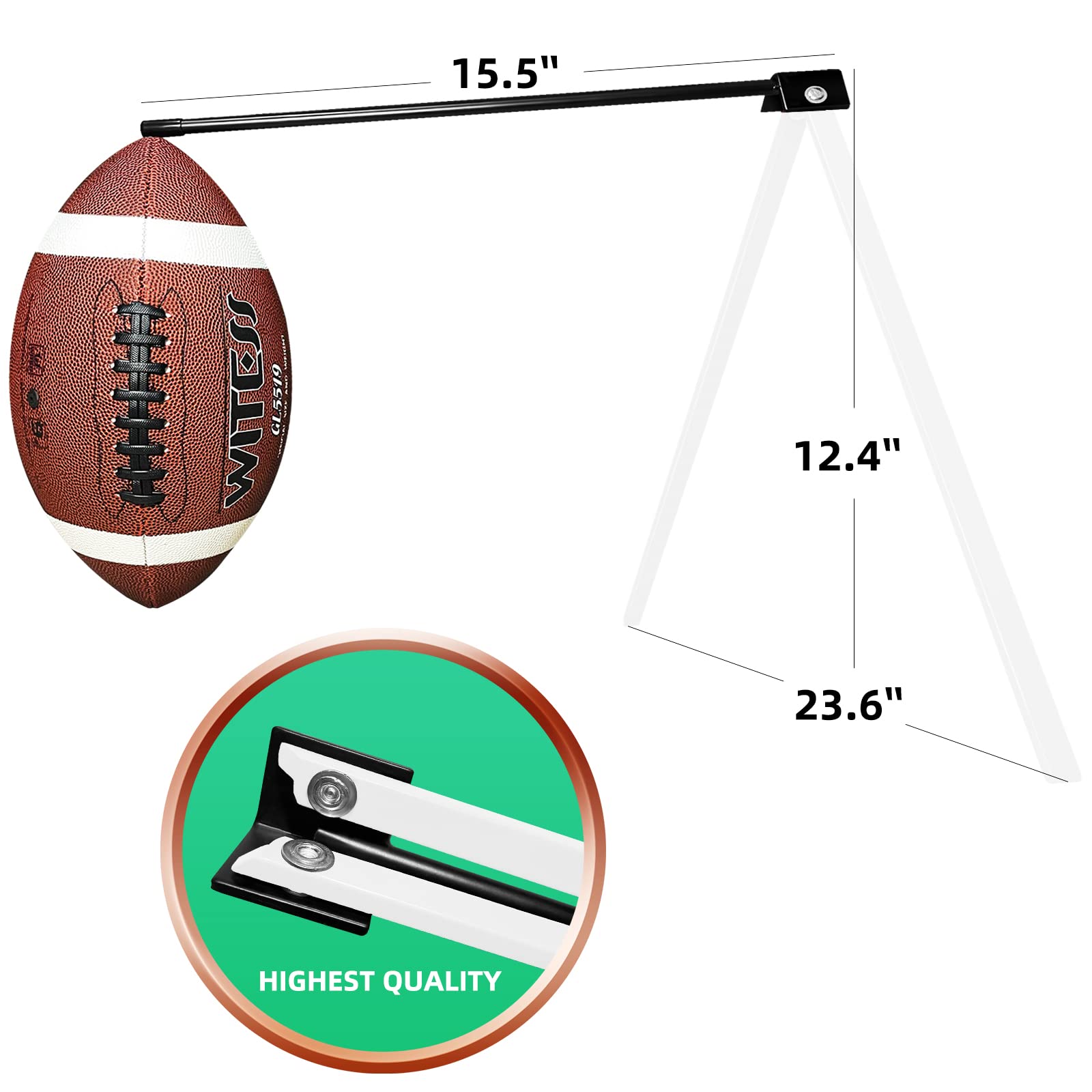 YNSZAS ?????? Football Kicking Tee, Portable Field Goal Kicking Holder ...