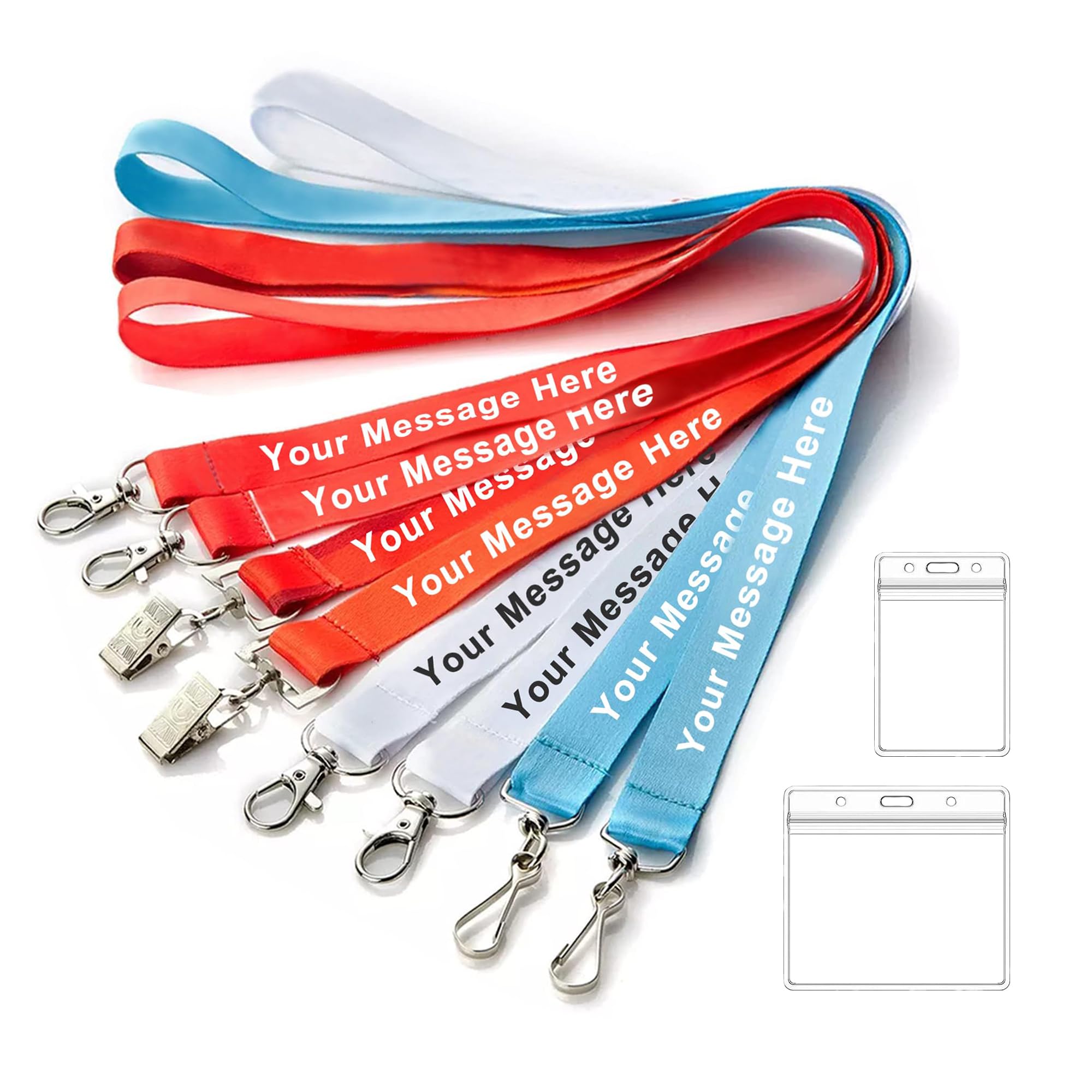 Amazon.com: Wanstay Custom Personalized Lanyards Bulk 30-5000PCS with ...