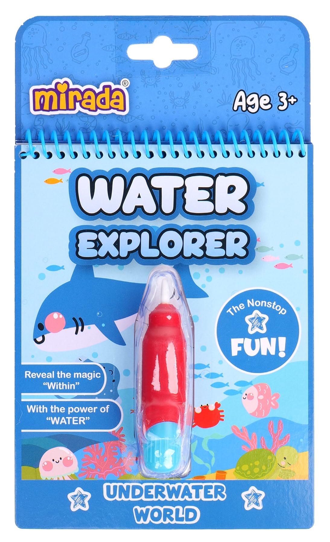 Buy Mirada Water Explorer - Under Water World | Water Colouring Book ...