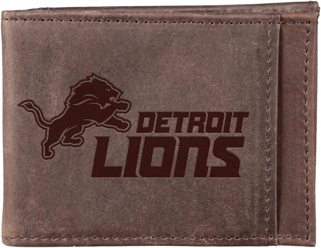 Amazon.com: Team Sports America NFL Detroit Lions Front Pocket Slim ...