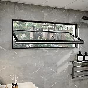 36x20 Basement Window with Tempered Glass, Adjustable Ventilation ...