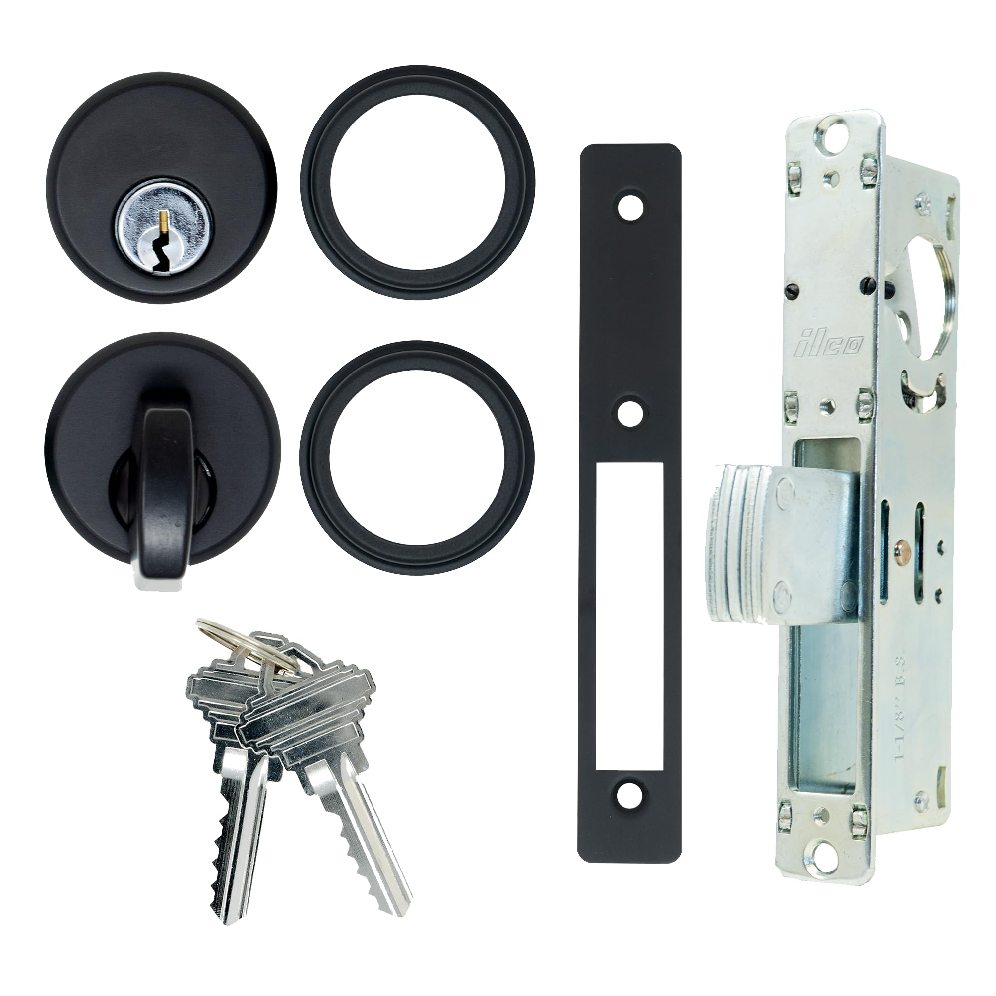 Summit DOORWARE Mortise Cylinder Deadbolt Lock with Keys | Adams Rite ...