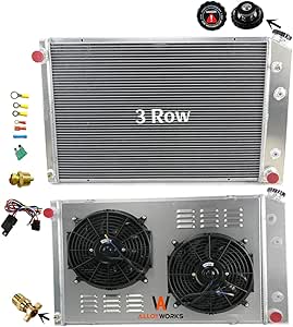 Amazon.com: ALLOYWORKS CU716 Radiator 2 X 12 Fan Shroud Relay Kit Compatible with 1973-1991 ...