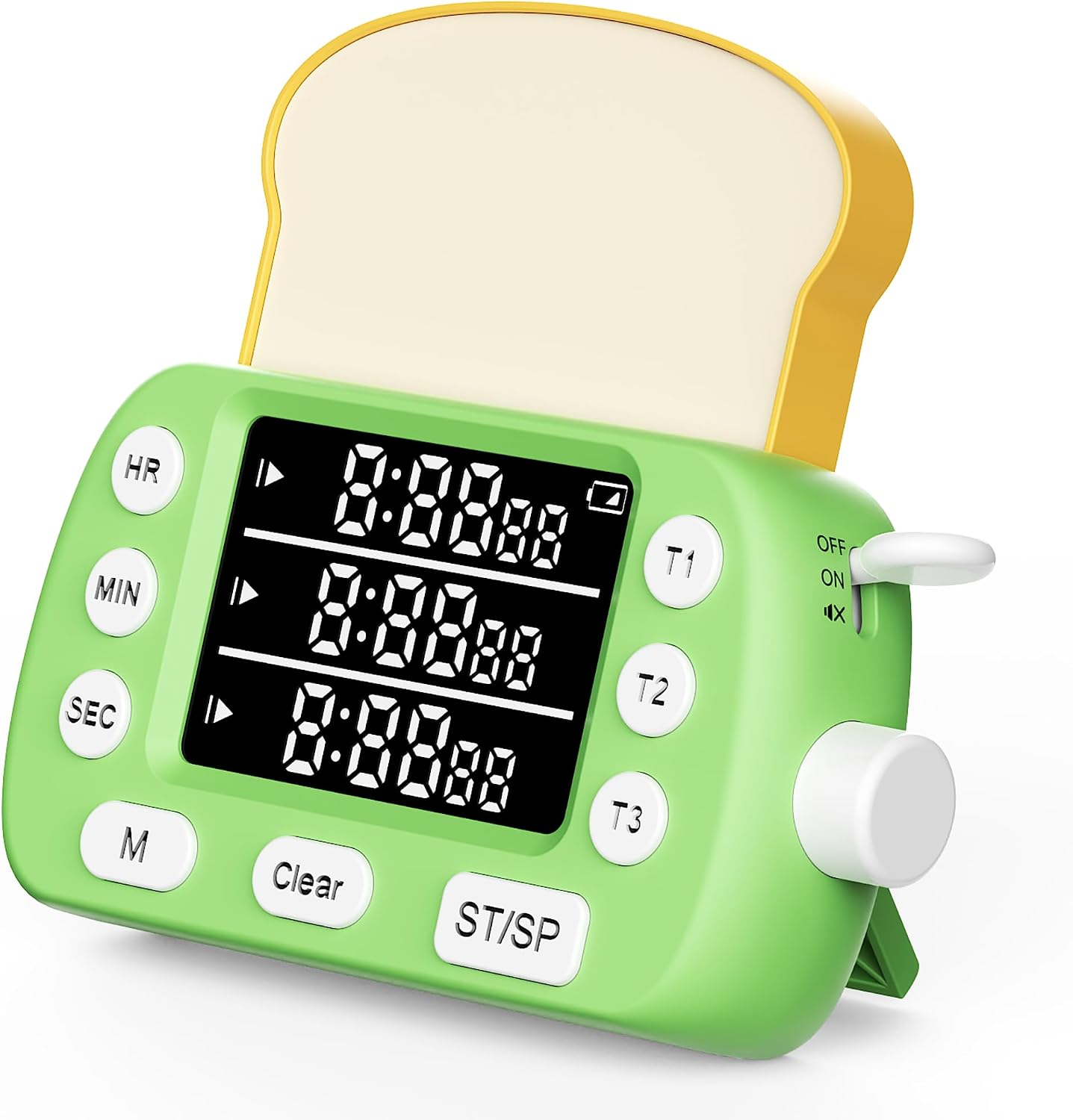 Amazon.com: Digital Kitchen Timer for Cooking - 3 Channel Countdown ...