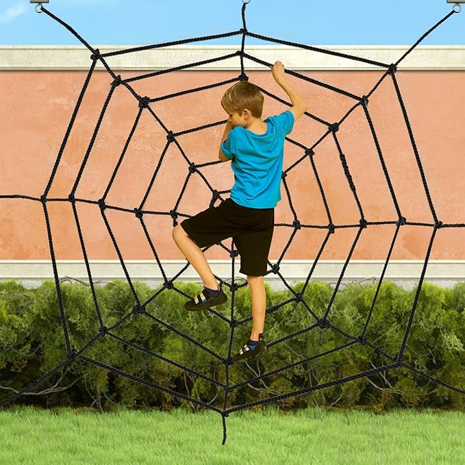 Amazon.com: Tongmo Climbing Cargo Net, 6.5×6.5ft Spider Climbing Net ...