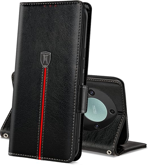 Honor Magic5 Lite 5G / Honor X9a Case, Magnetic Leather Wallet Card ...