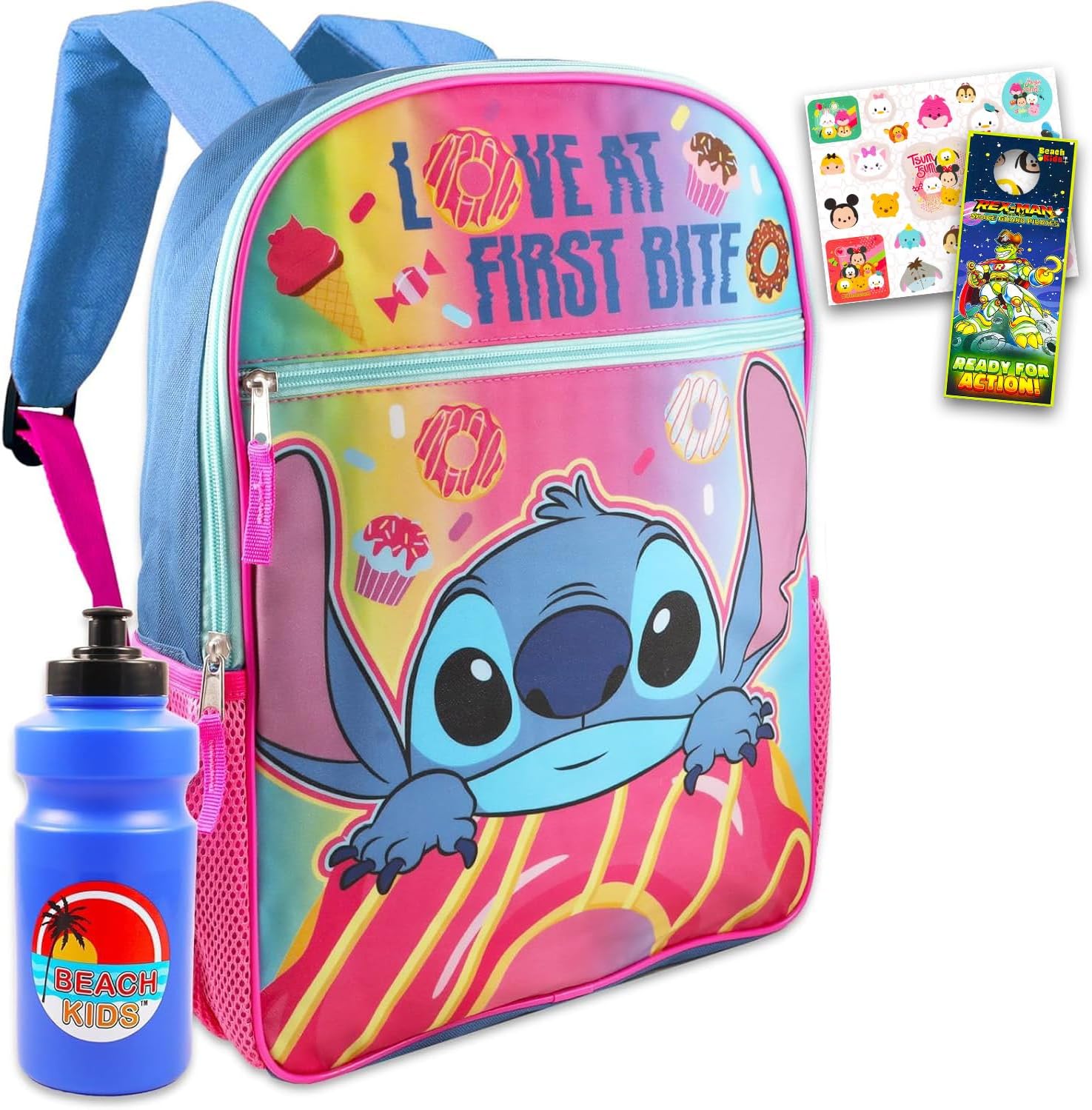 Amazon.com | Disney Lilo and Stitch Backpack Set for Kids - 4 Pc School ...