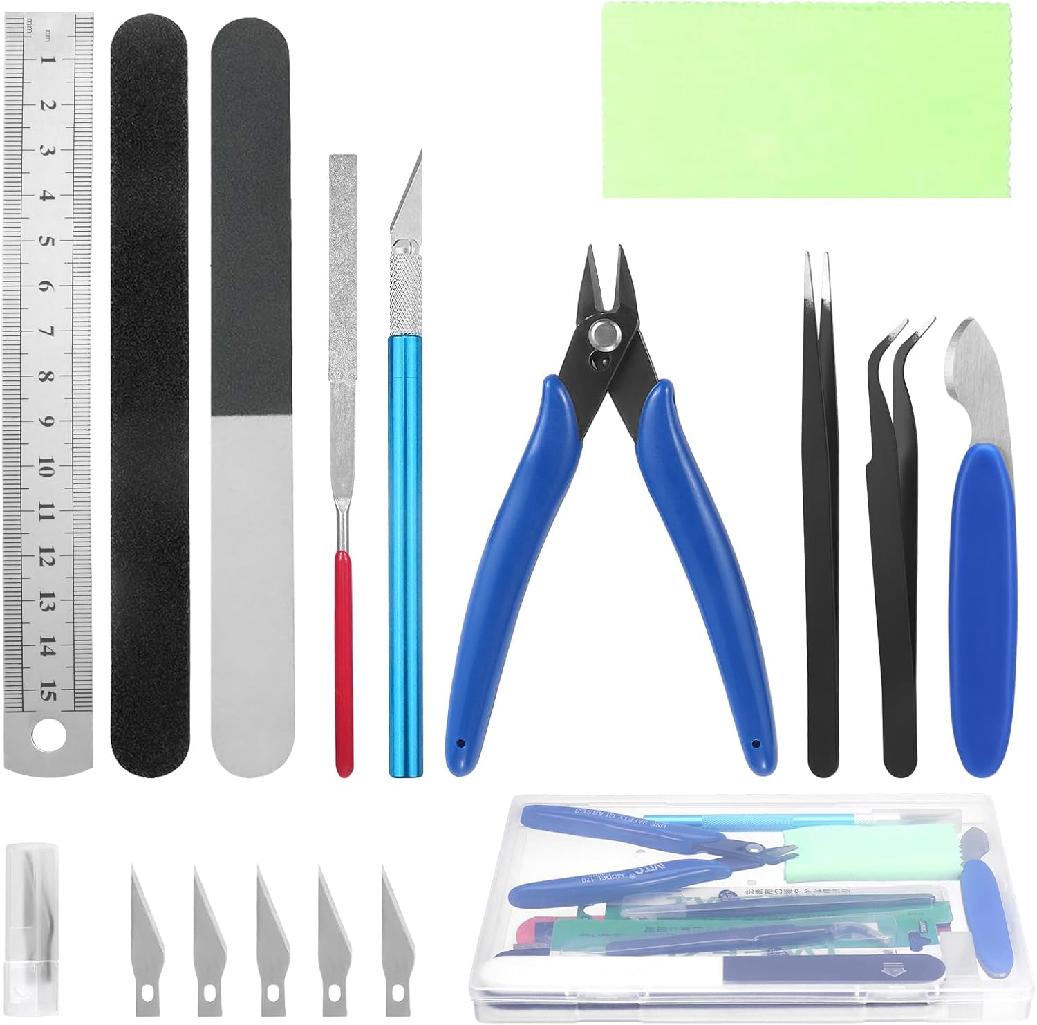 Amazon.com: Fippy 11PCS Gundam Model Tools Kit, Model Basic Tools Kit ...