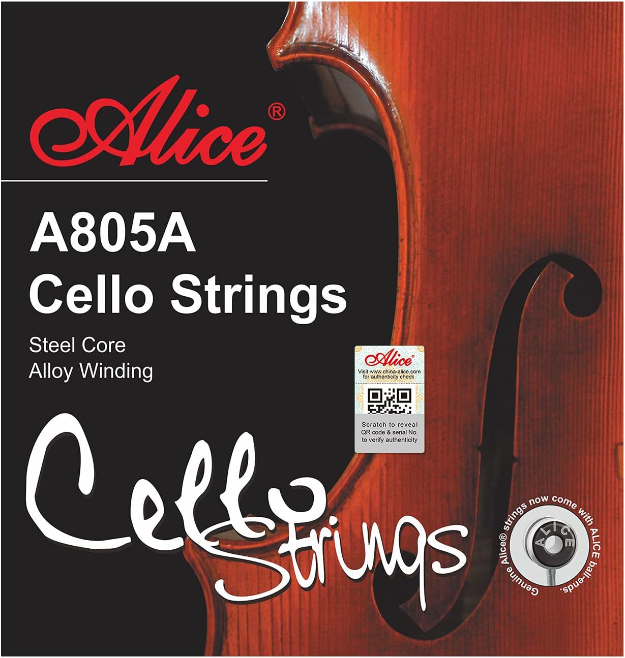 Amazon.com: Imelod Cello strings Full Set (A-D-G-C) Universal Steel ...