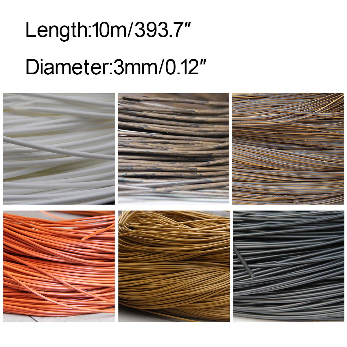 Buy Weriirew 32.8 ft(10m) Synthetic Circle Rattan Polyethylene Plastic ...