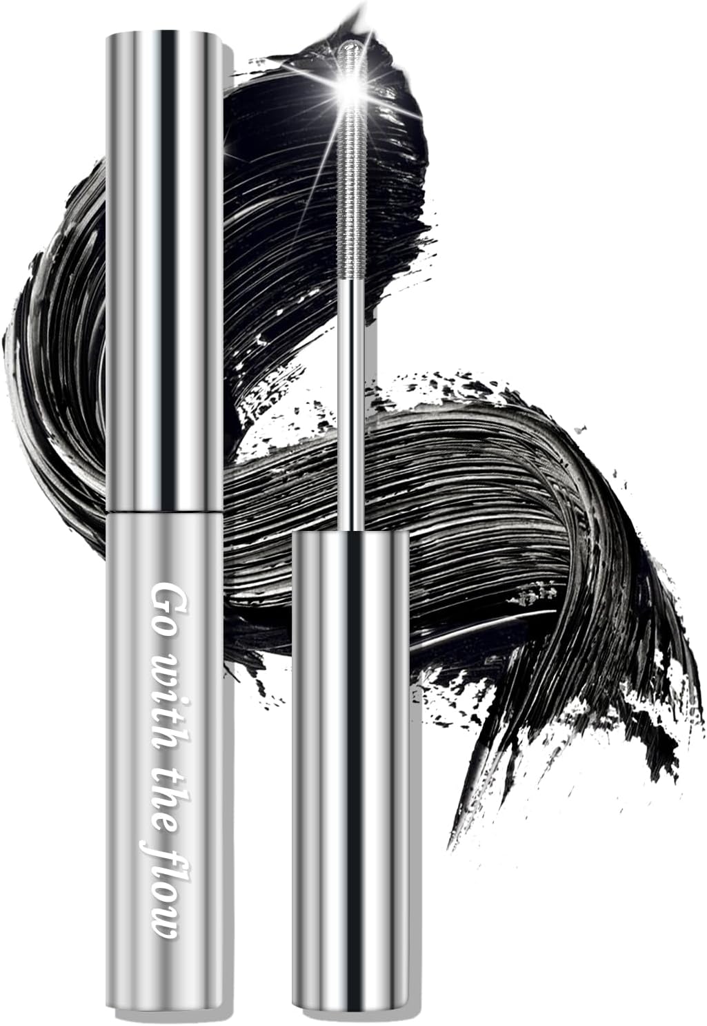 Amazon.com : Erinde Black Washable Metal Mascara, Waterproof Iron Wand ...