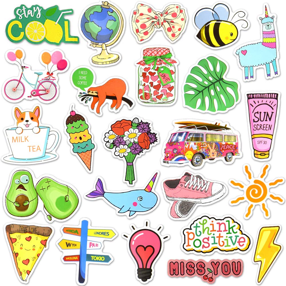 Amazon.com: SUSIHI Stickers Aesthetic Cute Stickers for Laptop Stickers ...
