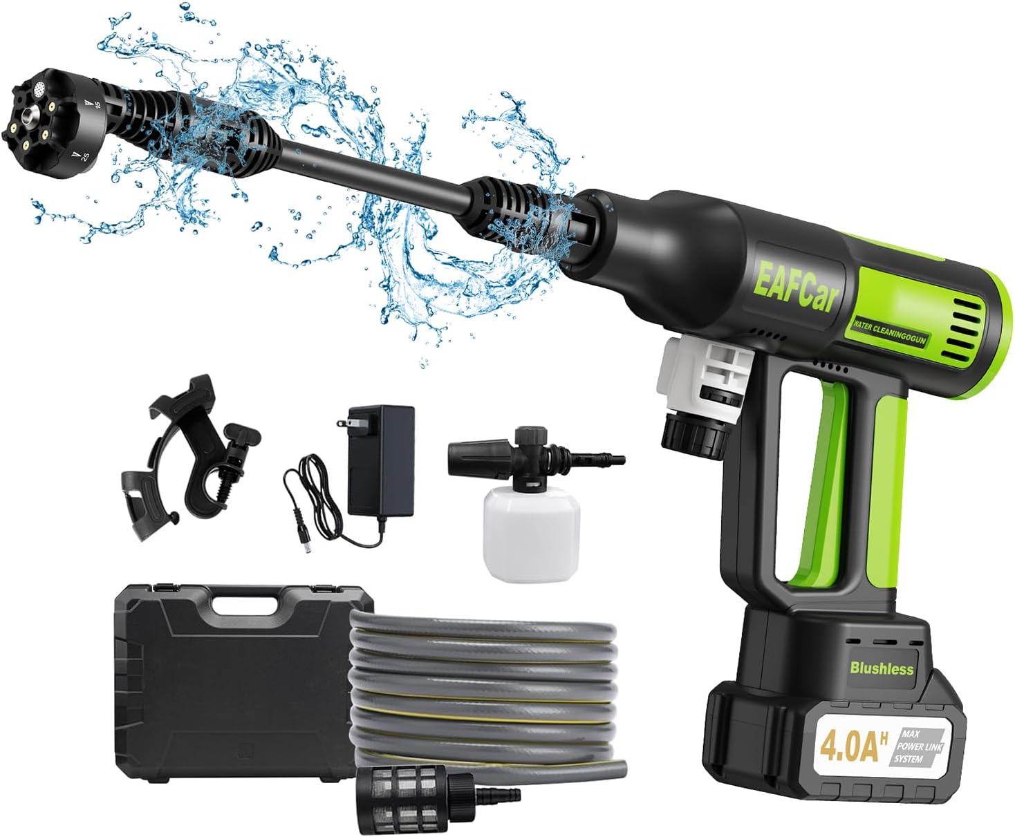 Amazon.com : Cordless Pressure Washer, Portable 20000mAh Battery Power ...