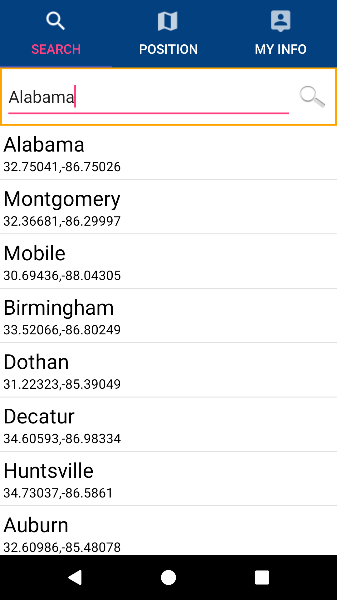 Alabama GPS Map Navigator - App on Amazon Appstore