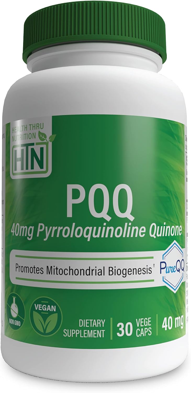 Amazon.com: Health Thru Nutrition PQQ 40mg 30 Servings Pyrroloquinoline ...