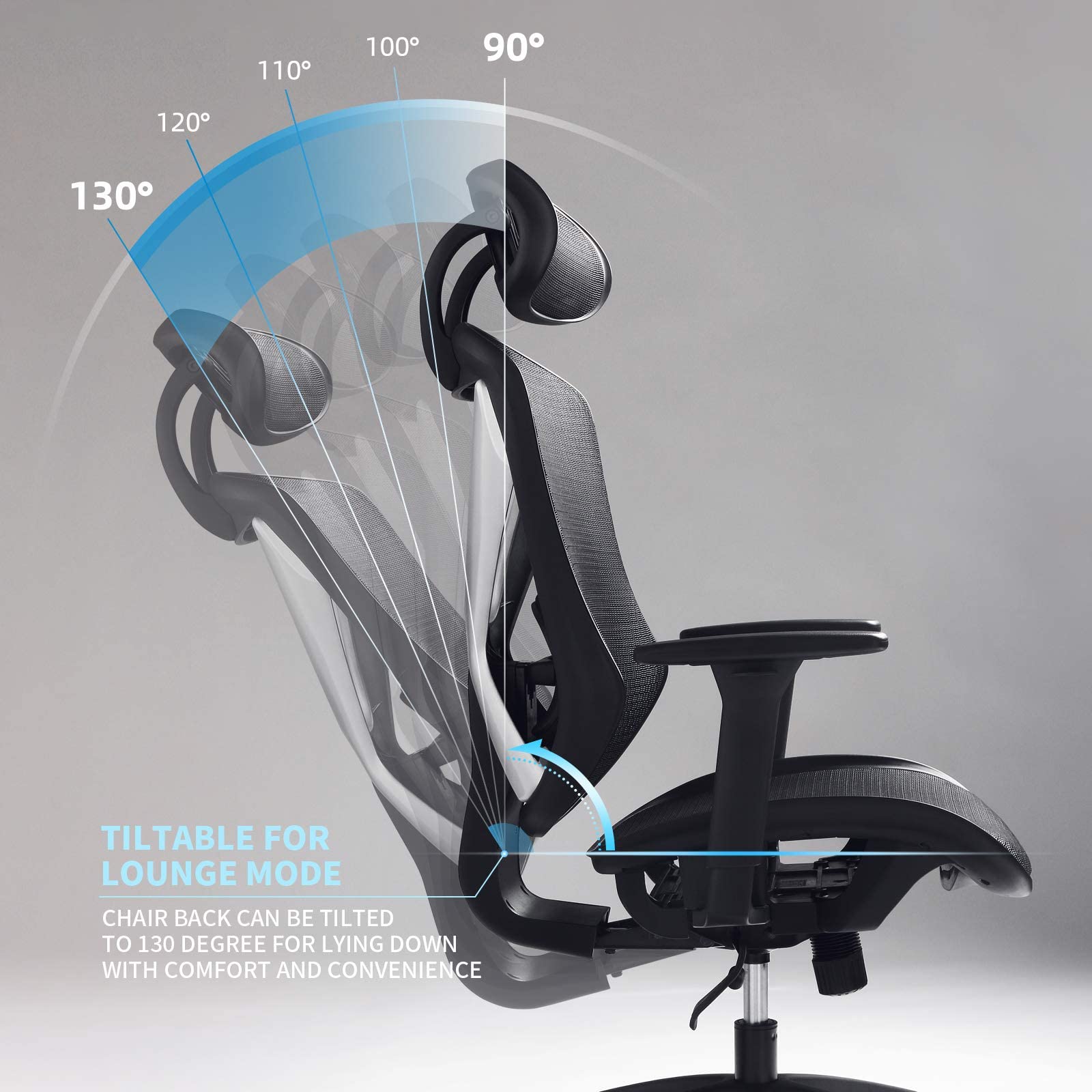 IntimaTe WM Heart Office Chair, Mesh Cushion, High Back,Strengthen ...