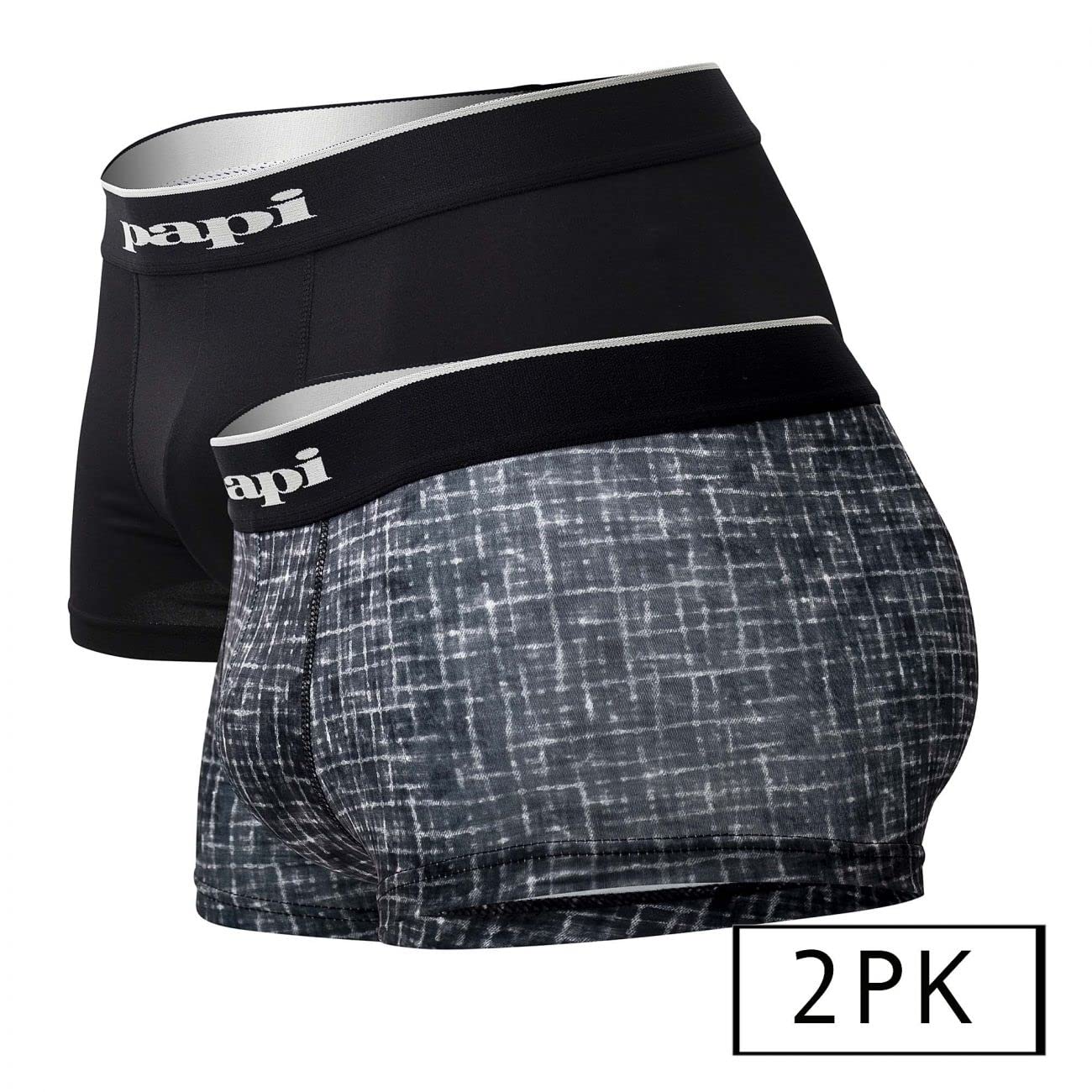Snapklik.com : Papi Mens Microflex Brazilian Trunk 2 Pack - UMPA048