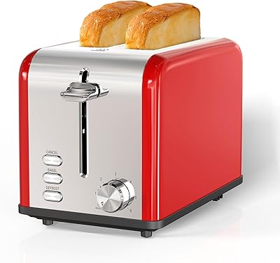 Amazon.com: Nostalgia MyMini Single Slice Toaster, Extra Wide Slot ...