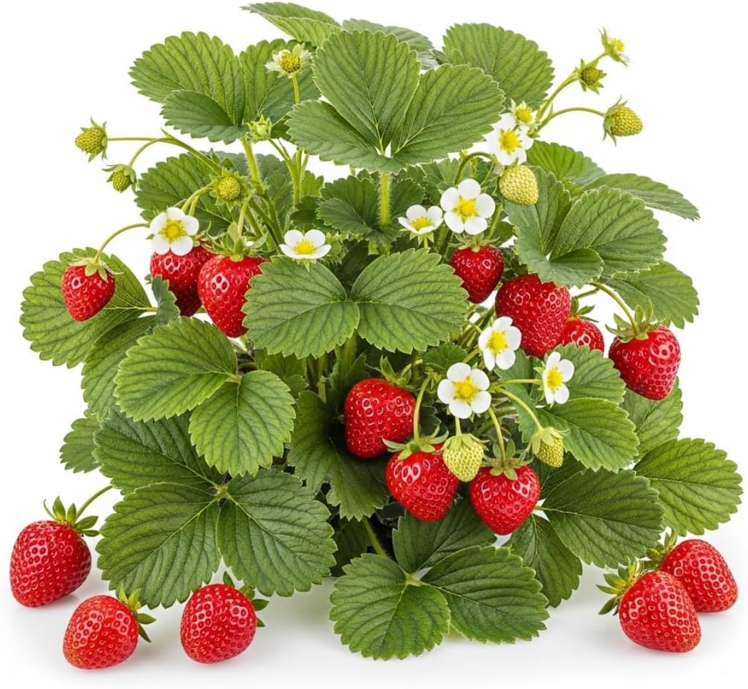 Amazon.com : 12 Ozark Beauty Strawberry Plants – Everbearing Strawberry ...