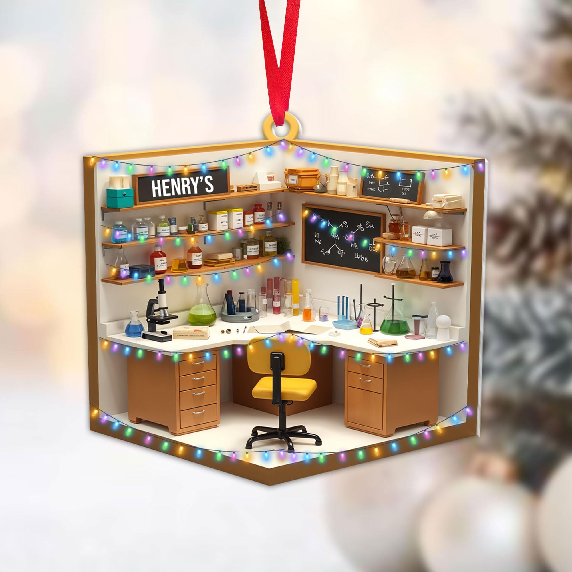 Amazon.com: Personalized Chemistry Ornament 2024, Chemistry Christmas ...
