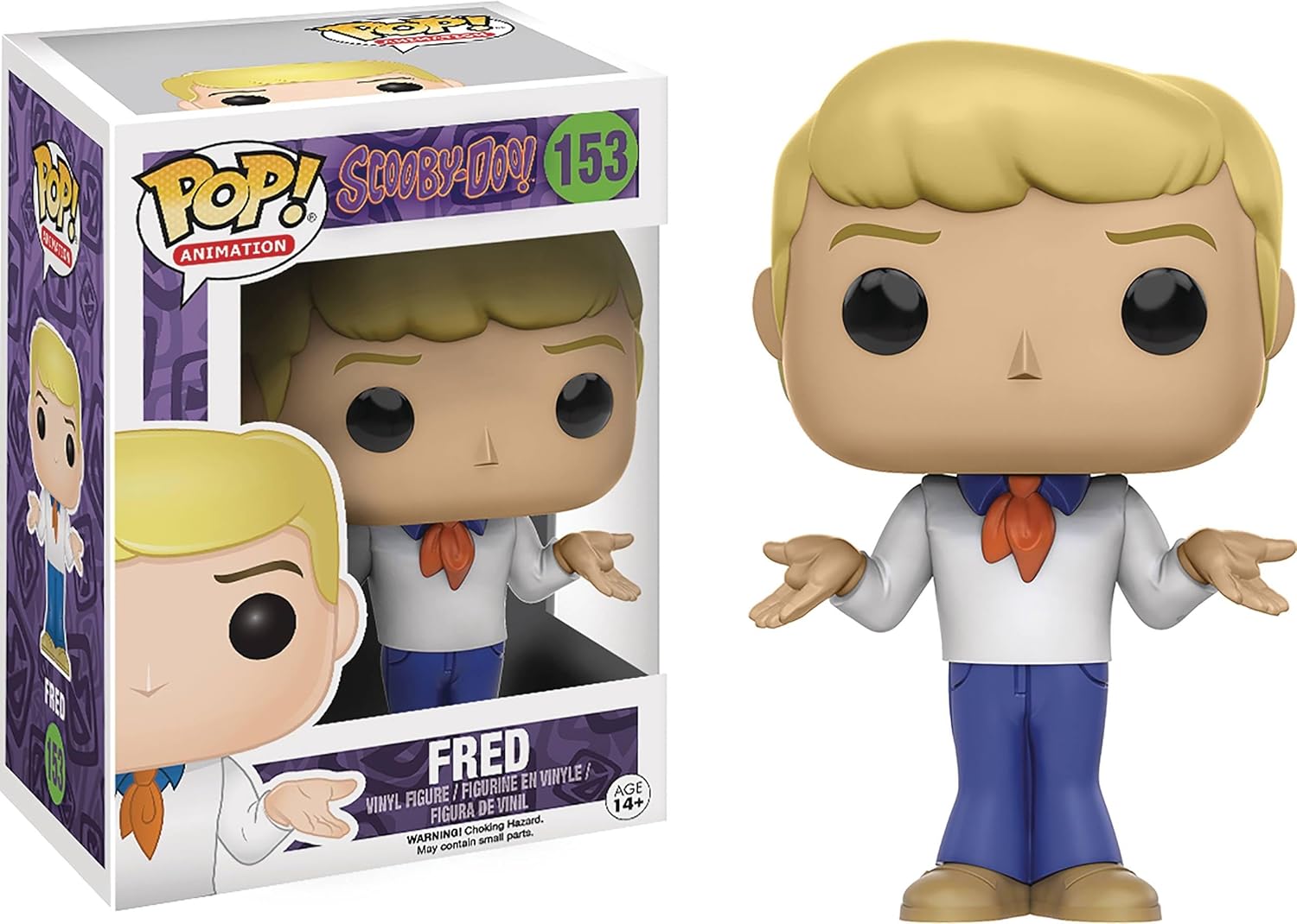 Amazon.com: Funko Scooby Doo Fred Pop Animation Figure : Funko: Toys ...