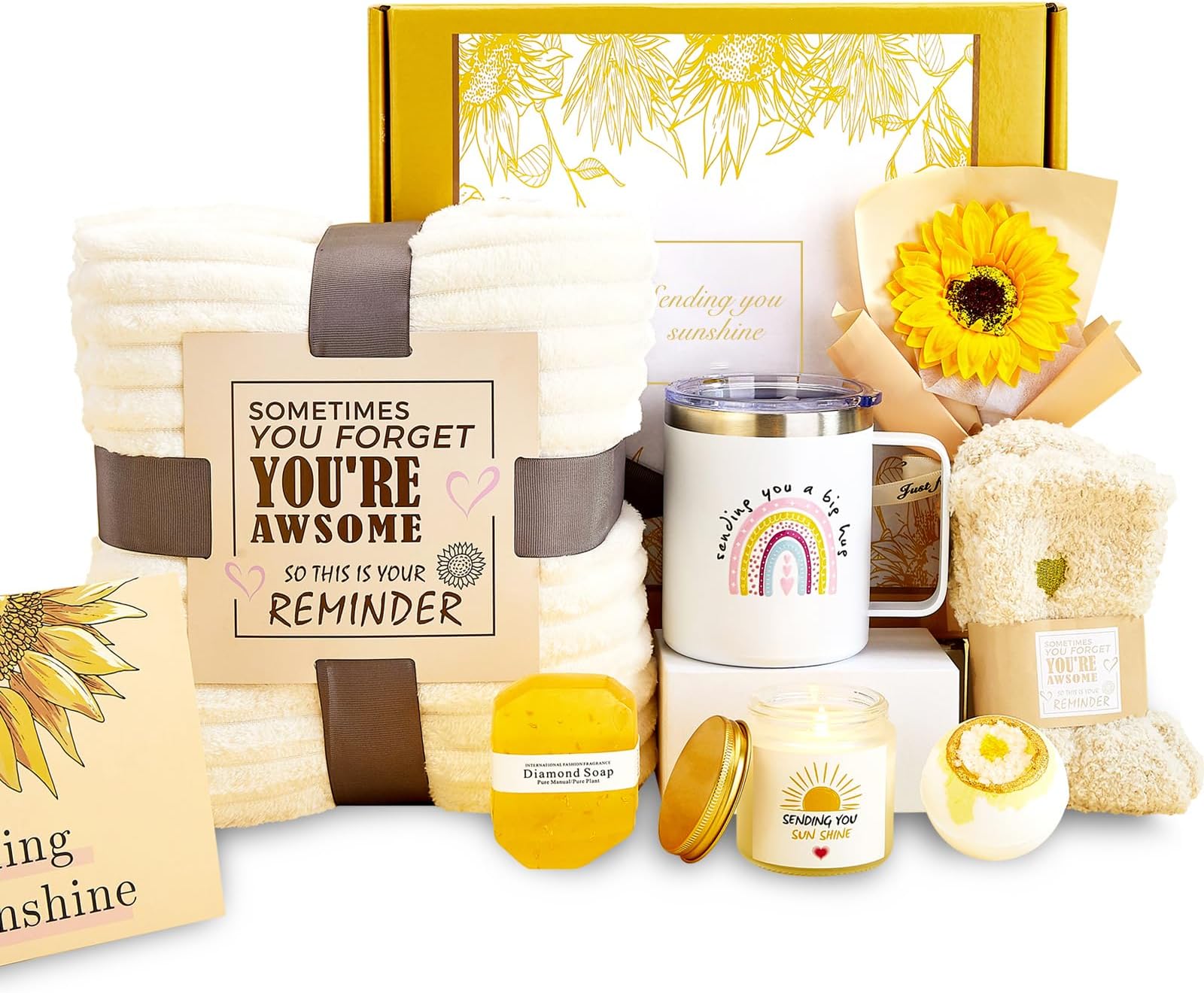 Amazon.com: Get Well Soon Gifts for Women, Care Package Gift Feel ...