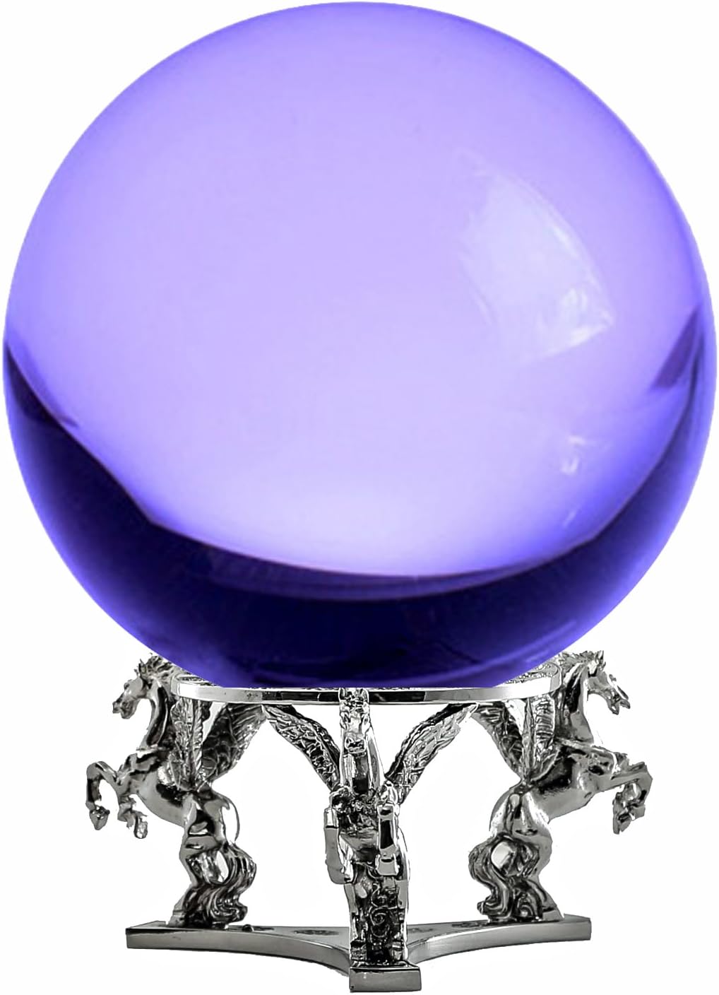 Amazon.com: Amlong Crystal Purple Crystal Ball 130mm (5 inch) Including ...