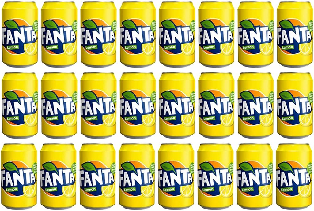 Fanta Lemon Cans - Pack Size = 24x330ml : Amazon.it: Alimentari e cura ...