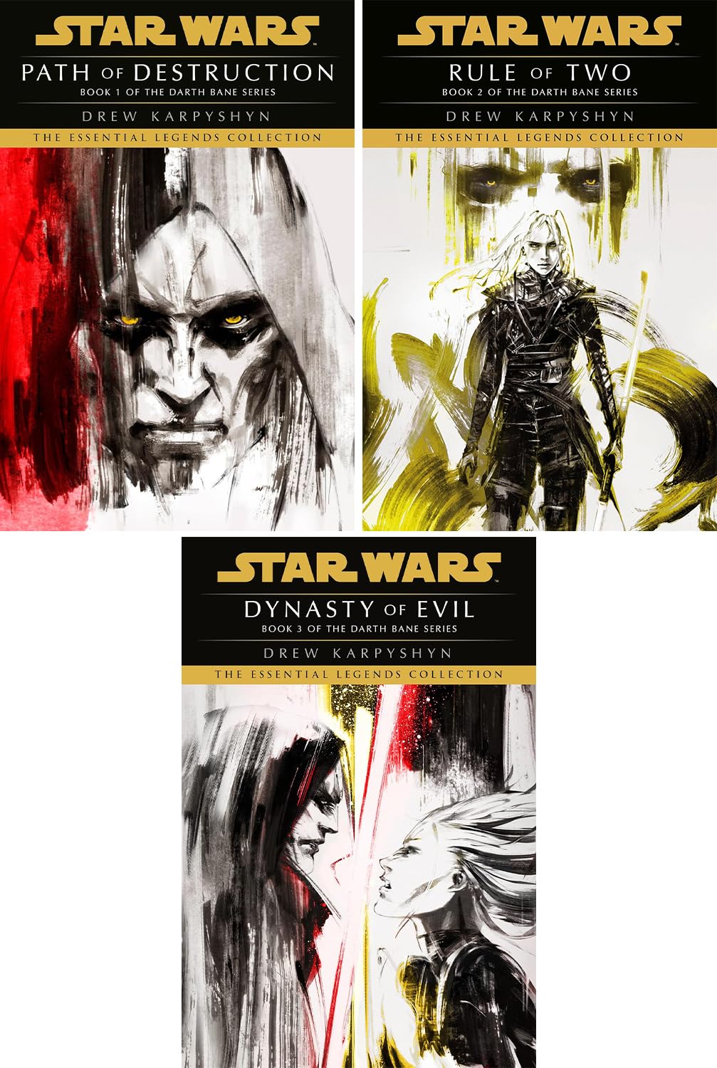 Star Wars: Darth Bane Trilogy - Legends Series. Path of Destruction ...