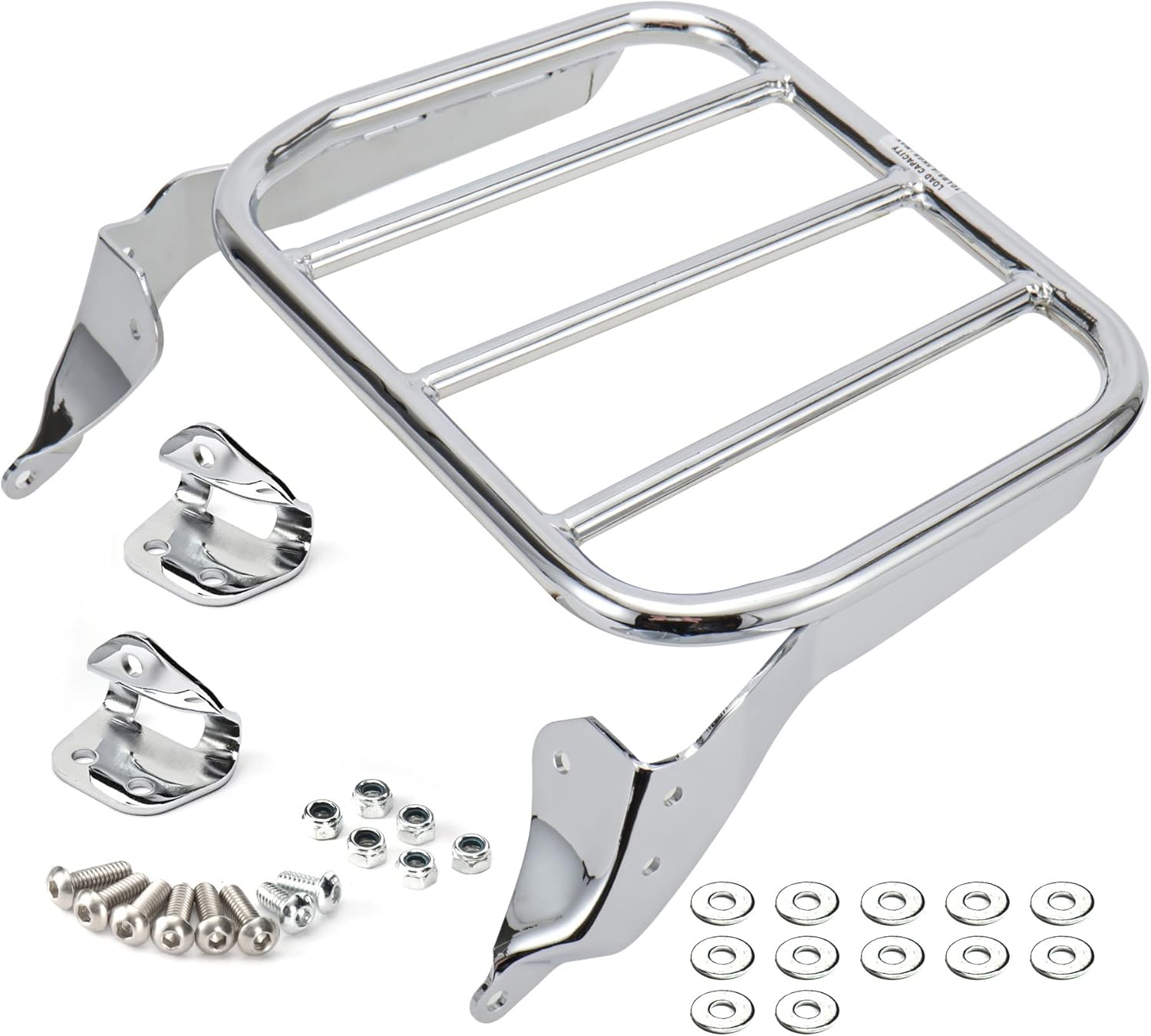 Amazon.com: Customoto Softail Sissy bar backrest Luggage Rack for ...