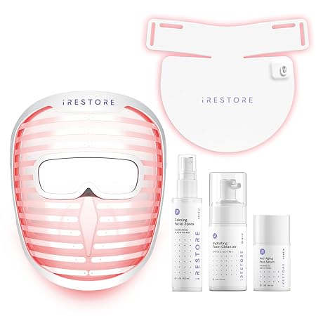 Amazon.com : iRestore Illumina LED Face Mask, Neck & Chest Anti Aging ...