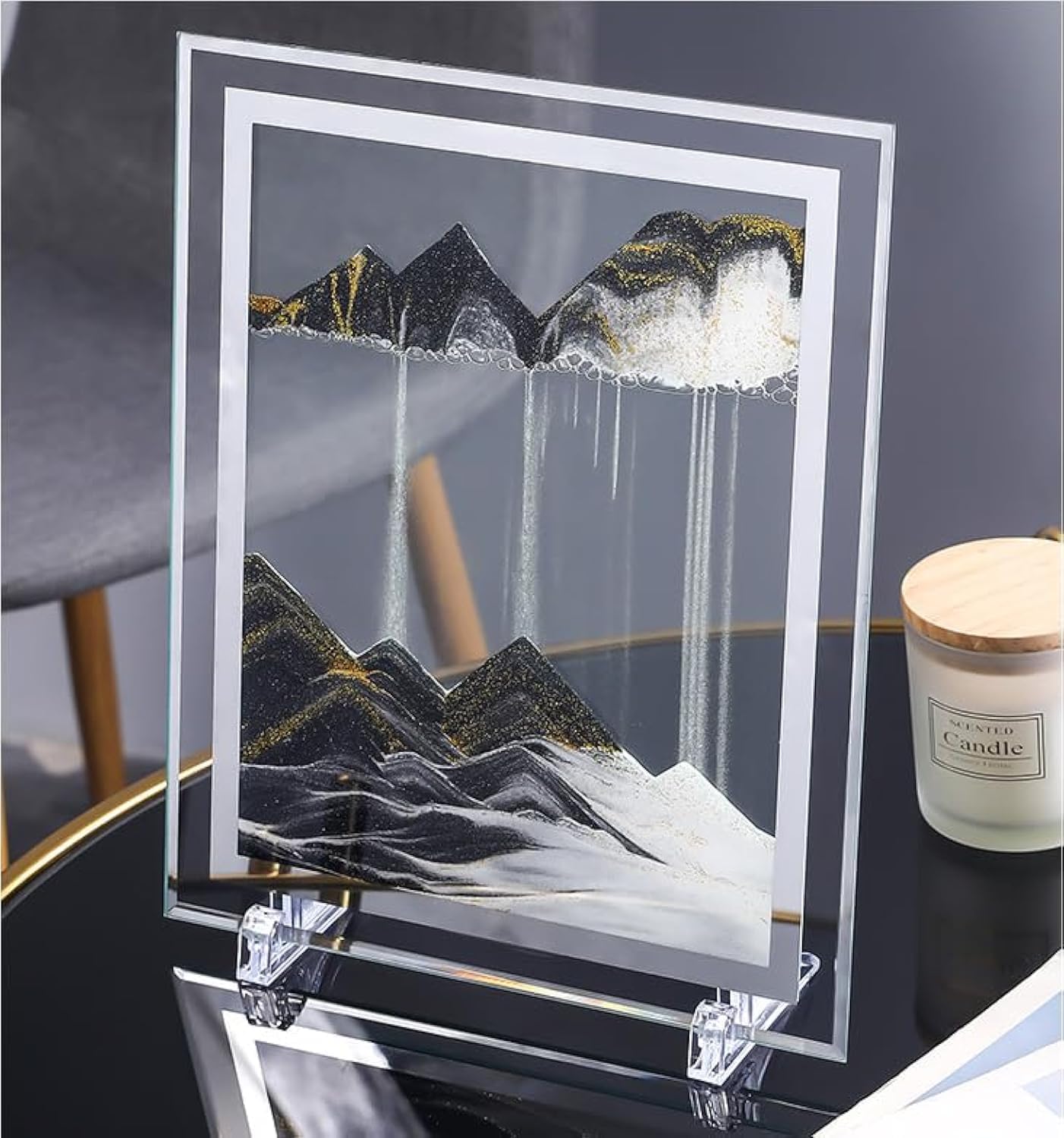 ORDERSOON 3D Deep Sea Sandscapes Moving Sand Art Picture Liquid Motion ...
