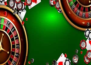 Amazon.com : CORFOTO 20x10ft Fabric Casino Theme Backdrop for ...