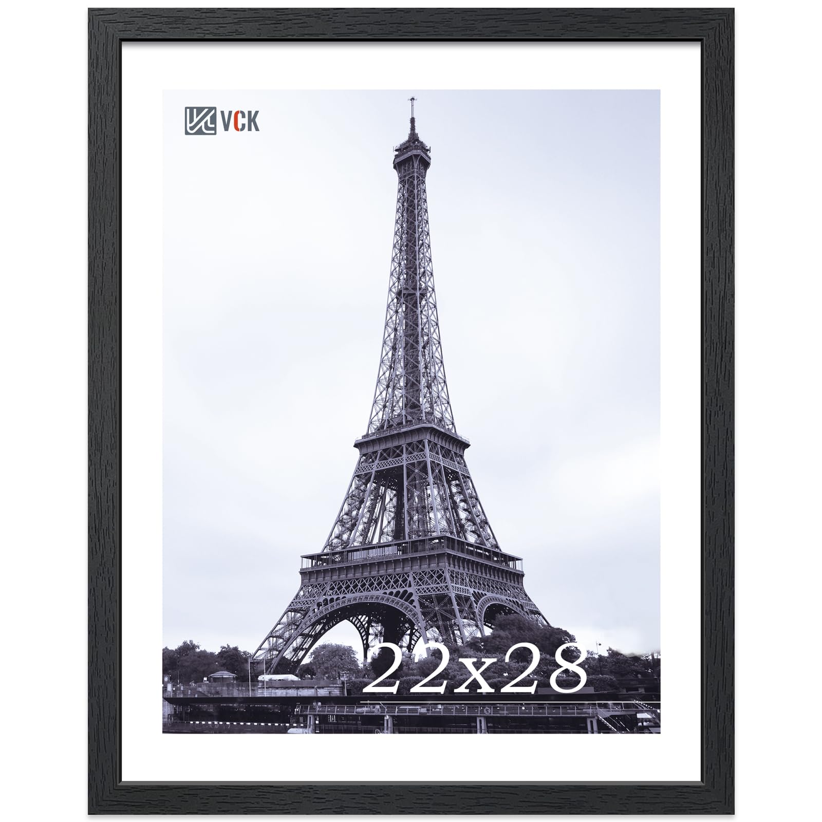 Amazon.com - VCK 22x28 Poster Frame - Black, Textured Exclusive Solid ...