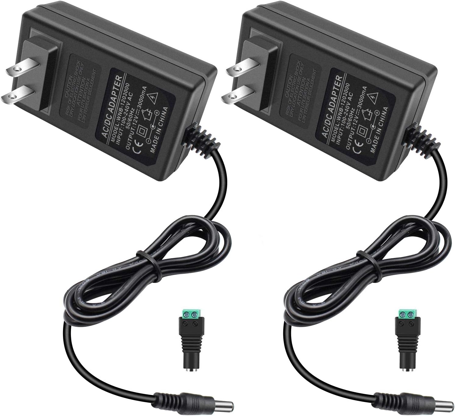 Amazon.com: 12V 3A Power Supply, LED Power Adapter Converter ...