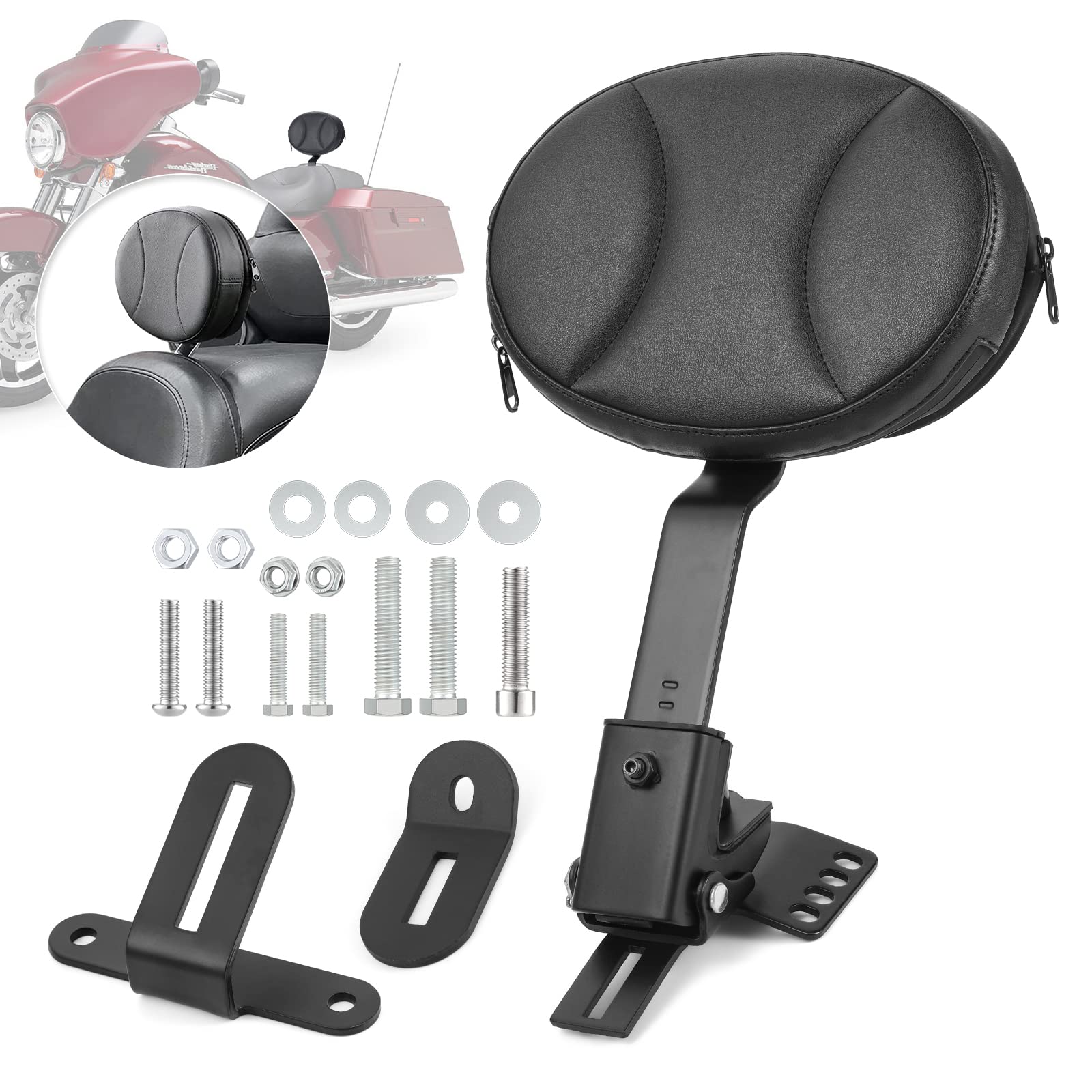 Amazon.com: Adjustable Plug-in Driver Backrest Rider Backrest ...