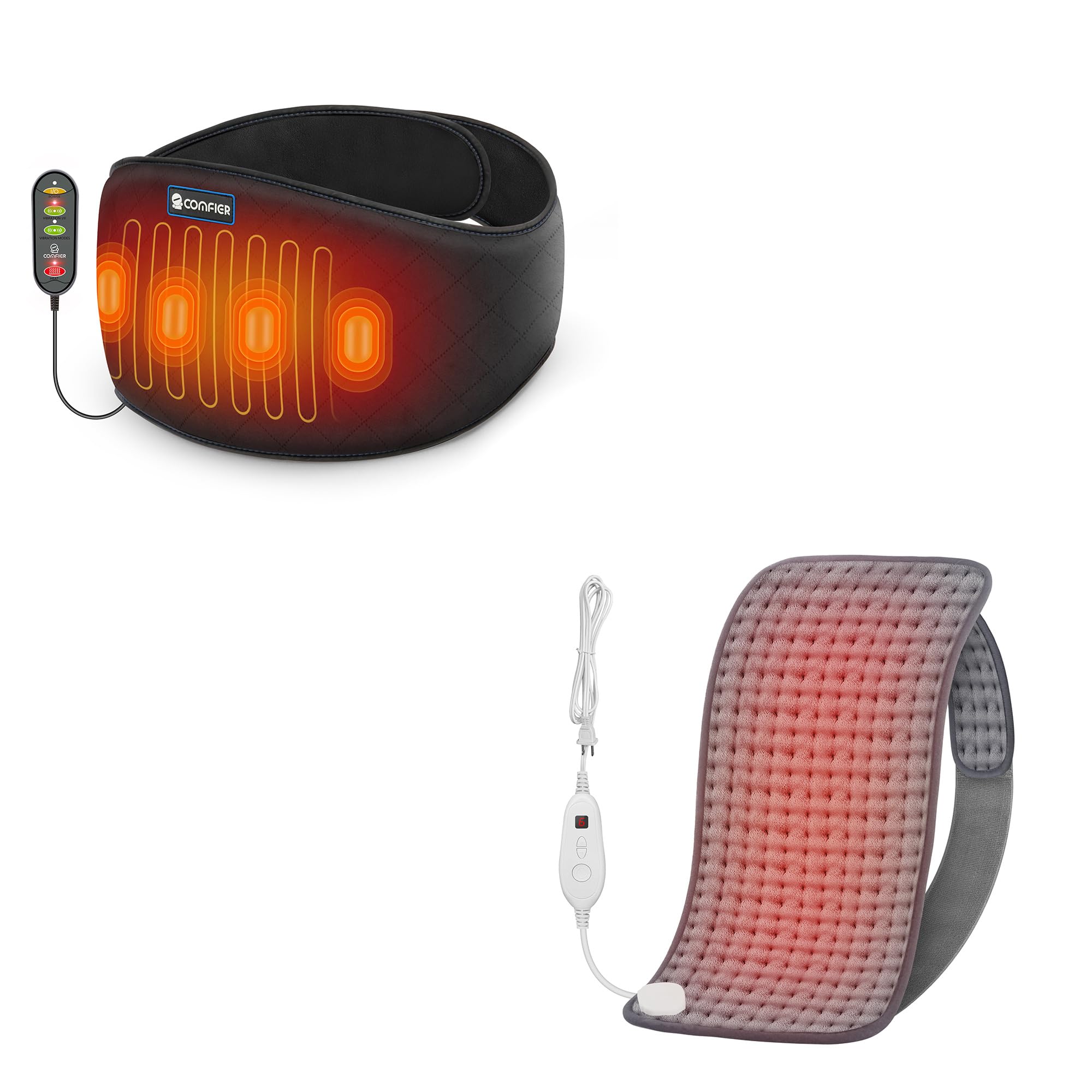 Amazon.com: COMFIER Heated Back Wrap with Strap as Gift for Mom Women ...