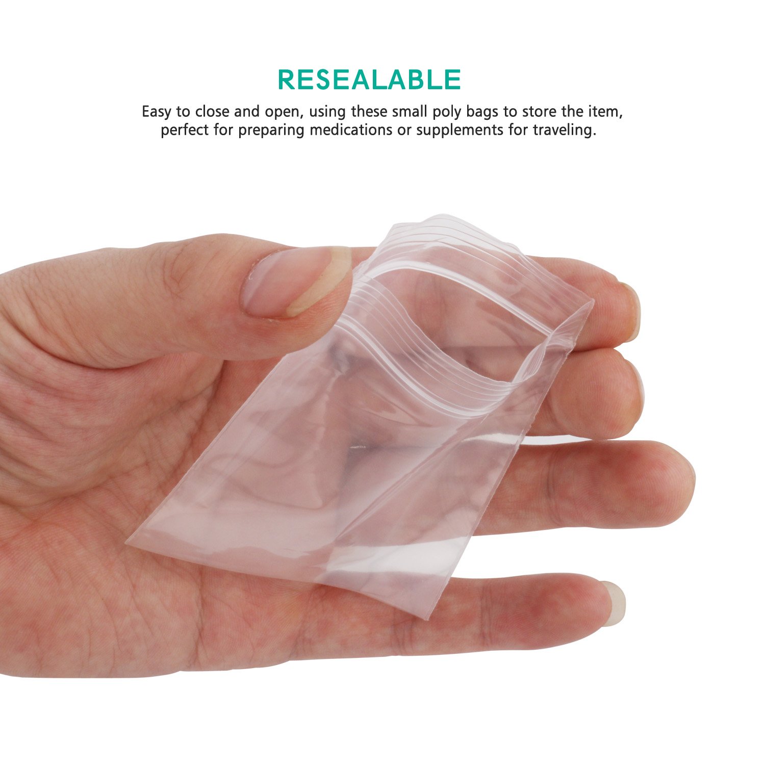 3x4 Inch Clear Reclosable Plastic Storage Bags 2mil L-BOST 3x4 Inch ...
