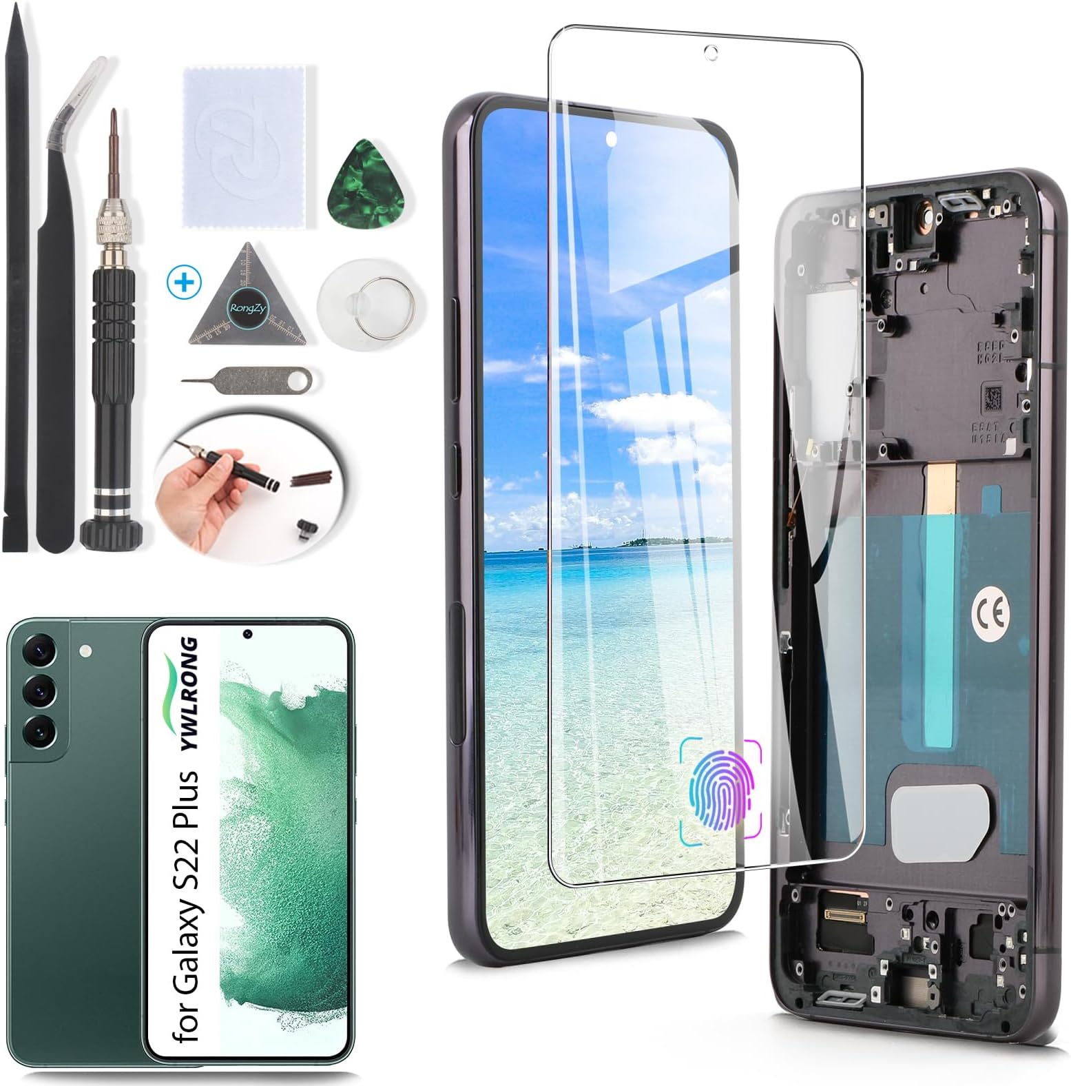 Amazon.com: OLED Display for Samsung Galaxy S22 Plus Screen Replacement ...